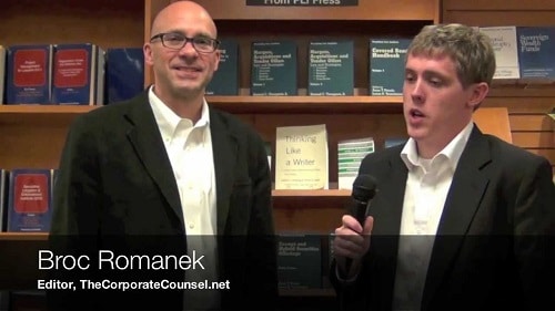 Broc Romanek - The Corporate Counsel - State of Digital Publishing